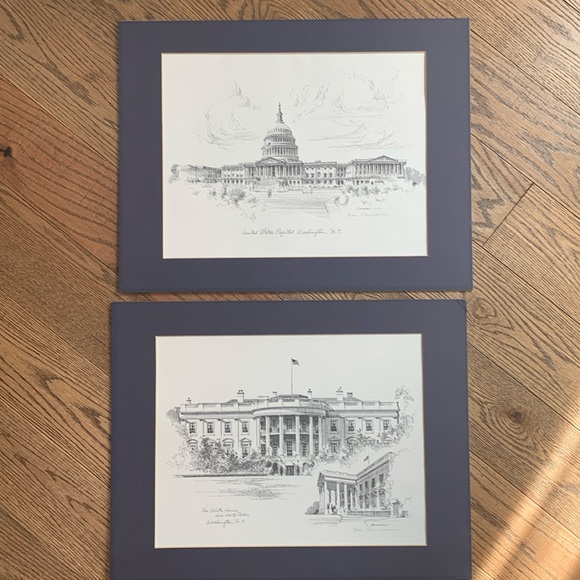 Don Cannavaro | Art | 2 Don Cannavaro Washington Dc Signed Prints ...